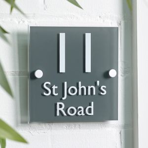 Acrylic House Signs, Customisable Acrylic House Signs