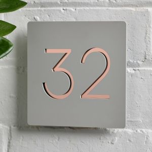 Custom Contemporary House Sign, Contemporary Signs UK