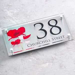 Acrylic House Signs, Customisable Acrylic House Signs