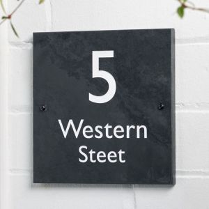 Slate House Signs, Order Engraved House Signs Direct