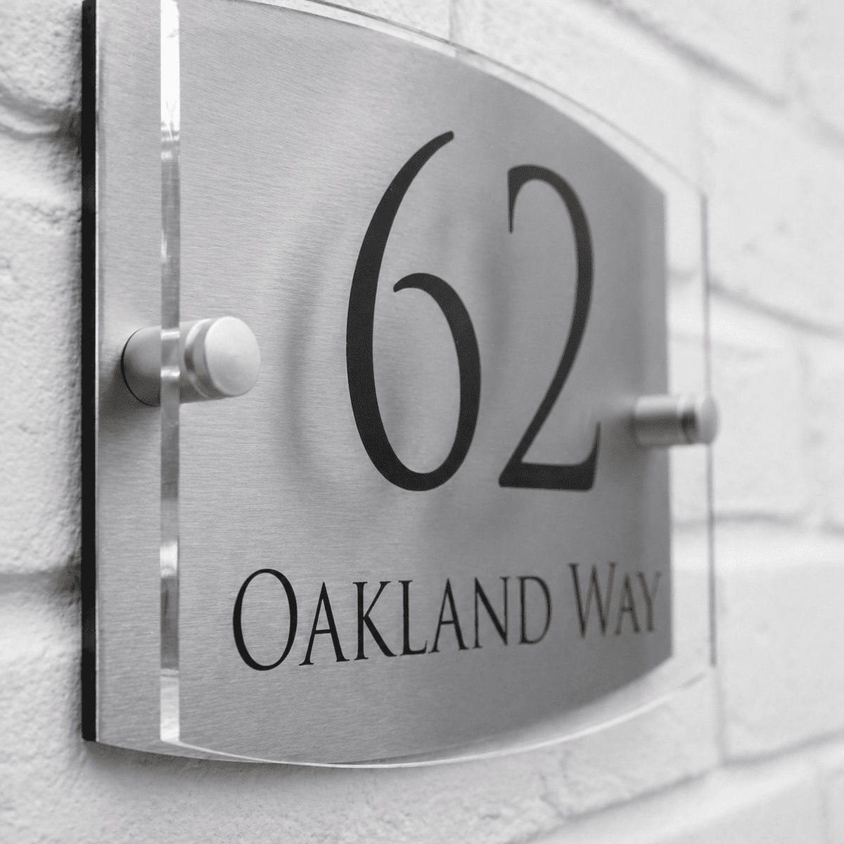 Acrylic and Aluminium House Signs | Personalised Signs | HSD